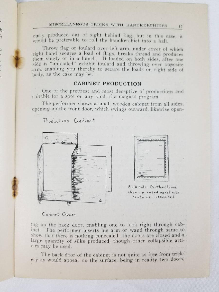HANDKERCHIEF TRICKS That You Can Do pamphlet – Eagle Magic Store